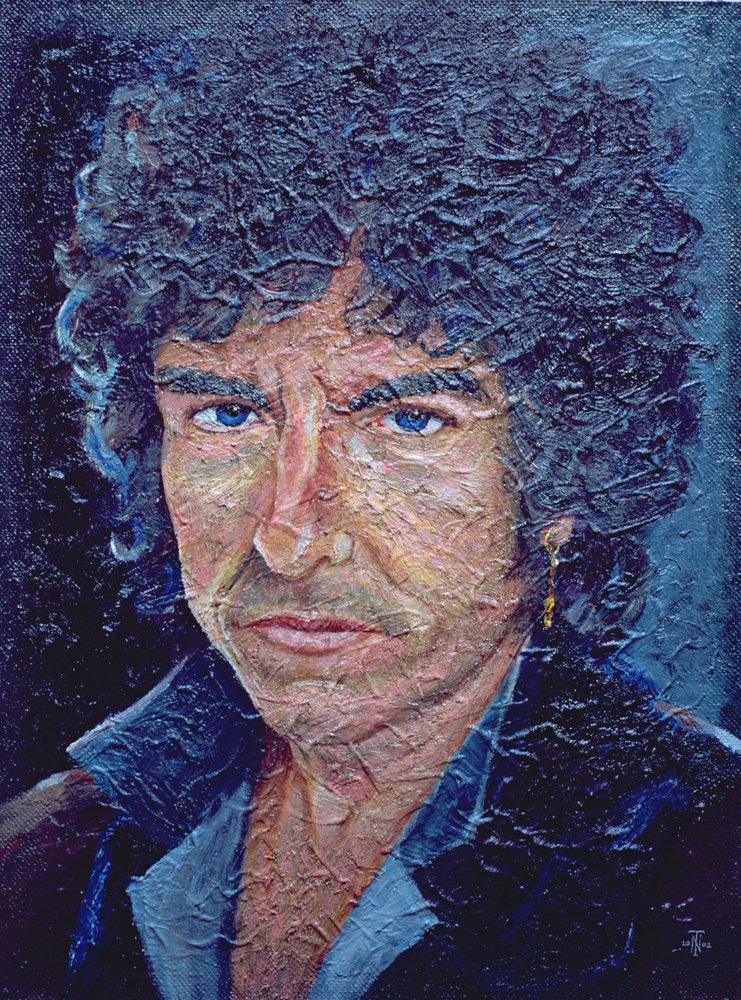 Dylan (b.1941) by Trevor Neal: Buy fine art print